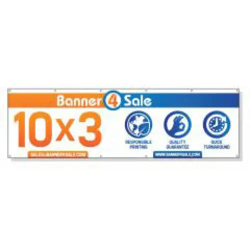 10X3 FT 13oz Vinyl Banner - Custom Printed Banner with FREE extras ...
