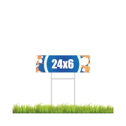 24 x 6 Yard Sign - Increase Your Business Visibility | Banner 4 Sale
